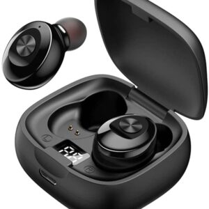 Bluetooth 5.0 Wireless Earbuds,Deep Bass Sound 15H Playtime IPX5 Waterproof Earphones Call Clear with Microphone in-Ear Stereo Headphones Comfortable for iPhone, Android 27