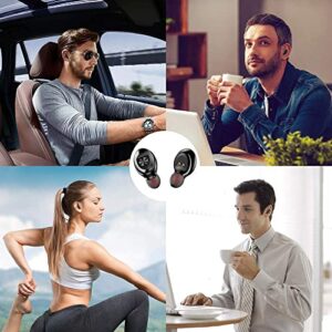 Bluetooth 5.0 Wireless Earbuds,Deep Bass Sound 15H Playtime IPX5 Waterproof Earphones Call Clear with Microphone in-Ear Stereo Headphones Comfortable for iPhone, Android 27