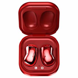 UrbanX Street Buds Live True Wireless Earbud Headphones for Samsung Galaxy M02 - Wireless Earbuds w/Active Noise Cancelling - RED (US Version with Warranty)