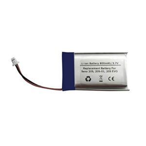 3.7v 800mah battery for sena 10s series sena 10s-01 ena sena 20s series sena 20s-01 sena 20s evo sena 30k series sena 30k-01d motorcycles bluetooth headset battery replacement intercom,model:cp-sn10s