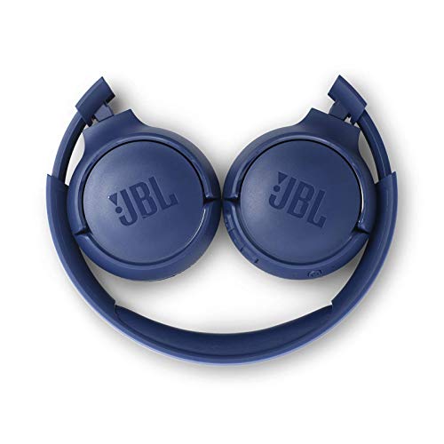 JBL TUNE 500BT - On-Ear Wireless Bluetooth Headphone - Blue (Renewed)