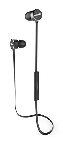 Philips Audio Bluetooth in Ear Headphones UN102BK/00 Wireless in Ears (Bluetooth, 6mm Driver, Fast Charging, Noise Isolation) Black