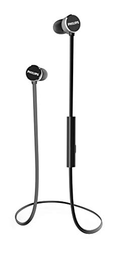 Philips Audio Bluetooth in Ear Headphones UN102BK/00 Wireless in Ears (Bluetooth, 6mm Driver, Fast Charging, Noise Isolation) Black