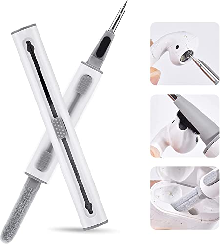 Earbuds Cleaning Pen 3 in 1 Portable Multi-Function Cleaner for Earphones, Mobile Phone, Computer and Camera