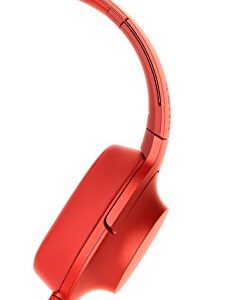 Sony hear on Premium Hi-Res Stereo Headphones (wired), Cinnabar Red