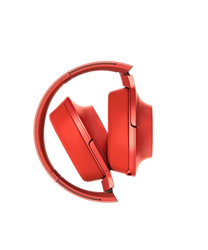 Sony hear on Premium Hi-Res Stereo Headphones (wired), Cinnabar Red