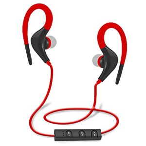 sentry blwbt234 earbuds sport hook bluetooth red