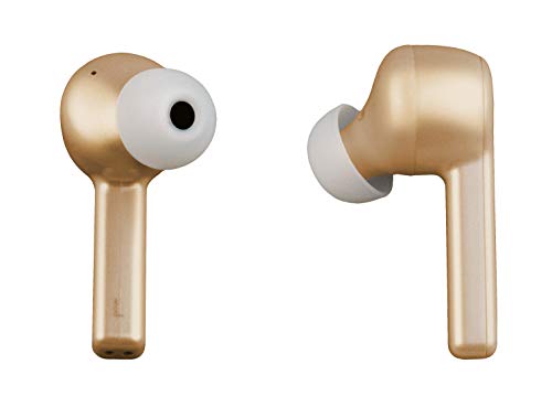 Toshiba Air Hush Active Noise Cancelling True Wireless Earphones, Gold (RZE-BT1050E)