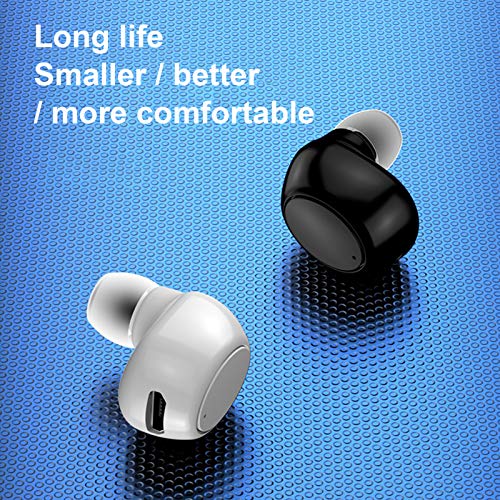 1Pc X6 Mini Bluetooth Wireless Headphone，Premium Fidelity Sound Quality 5.0 Long Playtime Earbud for Sports Black one Size