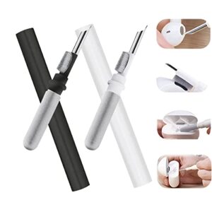 earbuds cleaning pen cleaner tool pen for airpods pro earbuds cleaner kit for bluetooth earphones case cleaner tool, multifunction earbuds cleaning kit for earphone computer camera mobile phone(2 pcs)