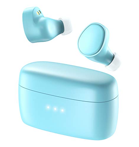 KOSETON E9 True Wireless Bluetooth Earbuds - Wireless in-Ear Headphones with Superior Sound & Premium Comfort, 30 Hour Battery (Bleached Blue)