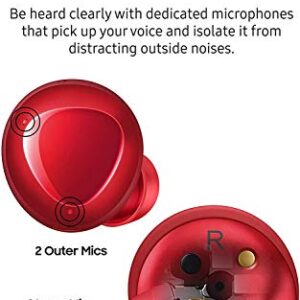 UrbanX Earbuds Plus, True Wireless Earbuds w/Noise Isolation (Wireless Charging Case Included), Red