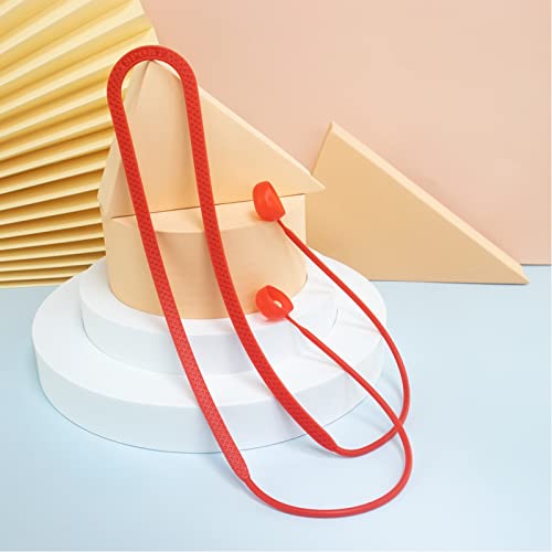 Earphone Neck Strap -Free Bluetooth-Compatible Earphone Strap Neck for Fit Pro Red