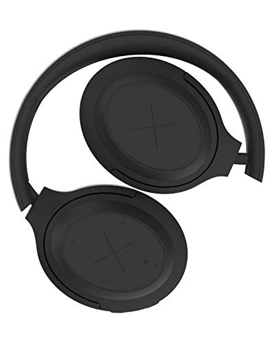 Kygo Life A11/800 | Over-Ear Bluetooth Active Noise Canceling Headphones, aptX® and AAC® Codecs, Built-in Microphone, Memory Foam Ear Cushions, 40 Hours Playback, Kygo Sound App, Pro Line (Black)