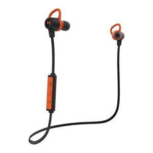 motorola verveloop super light, wireless, spalsh resistant stereo earbuds (supports siri & google now) (orange)