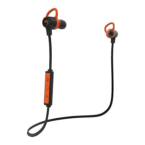 Motorola VerveLoop Super Light, Wireless, Spalsh Resistant Stereo Earbuds (Supports Siri & Google Now) (Orange)