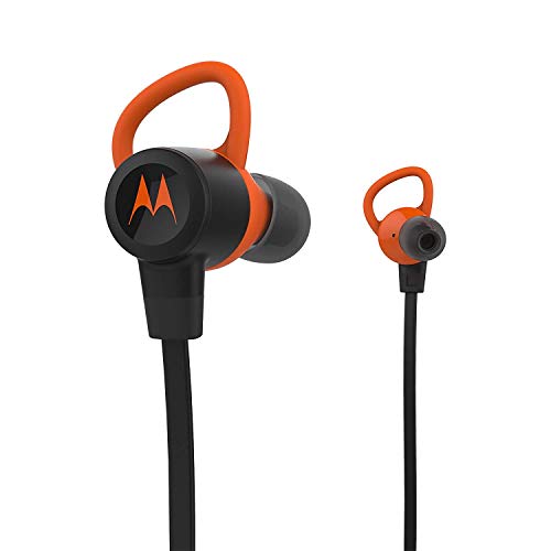 Motorola VerveLoop Super Light, Wireless, Spalsh Resistant Stereo Earbuds (Supports Siri & Google Now) (Orange)