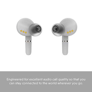 Soul SYNC PRO Bluetooth In-Ear Headphones, Qualcomm Aptx Technology TWS Headset Original With Dual Microphone, True Wireless Earbuds with Charging Case - Mobile Phone Charging Compatible (Pearl White)