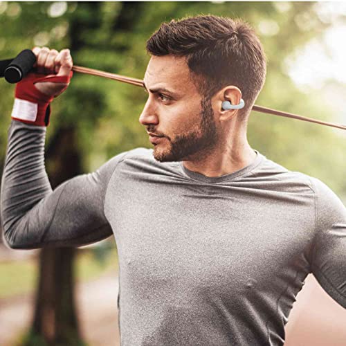 UrbanX UX3 True Wireless Earbuds Bluetooth Headphones Touch Control with Charging Case Stereo Earphones in-Ear Built-in Mic Headset Premium Deep Bass for Oppo F19s - Gray