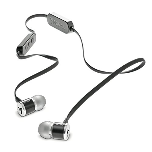 Focal Spark Wireless in-Ear Headphones with 3-Button Remote and Microphone (Black)