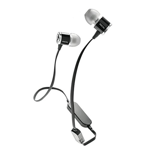 Focal Spark Wireless in-Ear Headphones with 3-Button Remote and Microphone (Black)