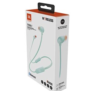 JBL TUNE 110BT - In-Ear Wireless Bluetooth Headphone - Green (Renewed)