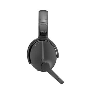 EPOS | SENNHEISER Adapt 563 (1000208) - Dual-Sided, Dual-Connectivity, Wireless, Bluetooth, Active Noise Canceling On-Ear Headset | Discreet Foldable Boom Mic | UC Optimized (Black)