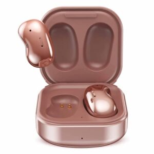 urbanx street buds live true wireless earbud headphones for samsung galaxy a12 – wireless earbuds w/active noise cancelling – rose gold (us version with warranty)