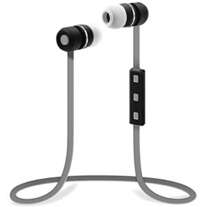 Sentry HPXBX150GY Bluetooth Earbuds with Microphone, Gray