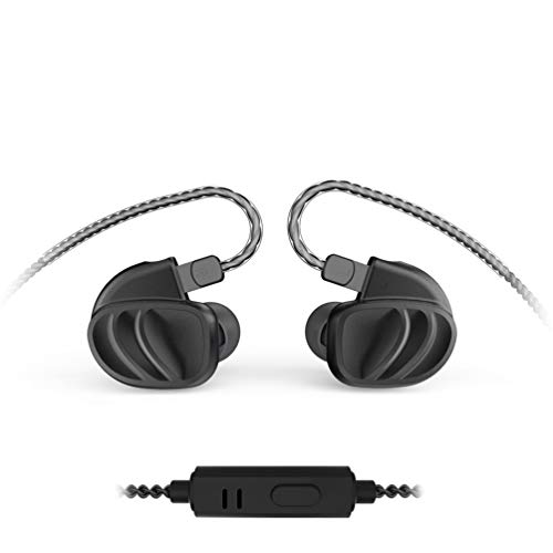 BQEYZ KC2 Quad Drivers Earphones HiFi Stereo Headset Noise Isolating with Detachable Cable