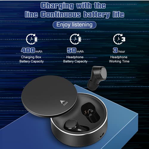 UrbanX X7 Sports Wireless Earbuds 5.0 IPX5 Waterproof Touch Control True Wireless Earbuds with Mic Earphones in-Ear Deep Bass Built-in Mic Bluetooth Headphones for Samsung Galaxy Tab A7 10.4 (2020)