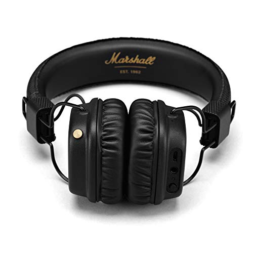 Marshall Major II Bluetooth On-Ear Headphones, Black (4091378) - Discontinued