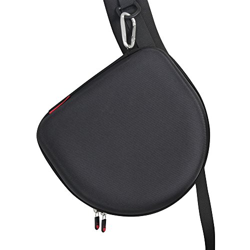 Hermitshell Hard Travel Black Case Fits Bluedio T4 / T5 (Turbine) Active Noise Cancelling Over-Ear Swiveling Wireless Bluetooth Headphones