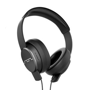 sol republic master tracks x3 over-ear headphones – noise isolation, club like sound, mic + music & siri control, 14″ adapter, virtually indestructible, 1601-30 gunmetal