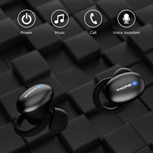 1MORE Stylish True Wireless in-Ear Headphones with Microphone, Black, E1026BT-I-BLACK