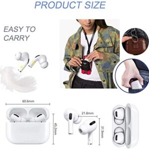 Wireless Earbuds Bluetooth Headphones with Charging Case Noise Cancelling 3D Stereo Headsets Built in Mic in Ear Ear Buds IPX5 Waterproof Air Buds for iPhone/Android/airpod pro case