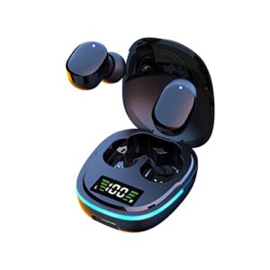 shanzg led breathing lamp digital display touch-control wireless bluetooth earphones headphones in ear earbuds headset ipx5 waterproof earphones bluetooth 5.1+edr