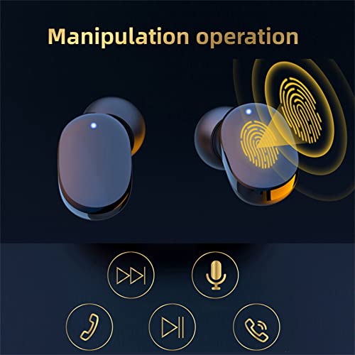 SHANZG LED Breathing Lamp Digital Display Touch-Control Wireless Bluetooth Earphones Headphones in Ear Earbuds Headset Ipx5 Waterproof Earphones Bluetooth 5.1+EDR