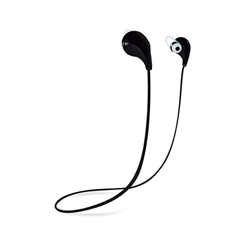 AXESS EPBT101 Bluetooth Headphone with Hands-Free Calling & Built-in Rechargeable Battery, Black