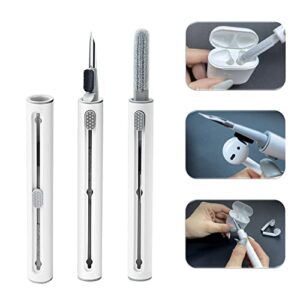 bluetooth earbuds cleaning pen for airpods pro,3 in 1 multi-purpose cleaner kit soft brush for cleaning the earwax,dust in bluetooth headset box,camera,mobile phone