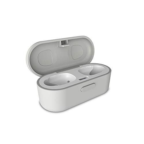 Urbanista Tokyo True Wireless Earbuds 16H Playtime Bluetooth 5.0 with Charging Case, Multi Function Button Earphones Compatible with Android and iOS - White