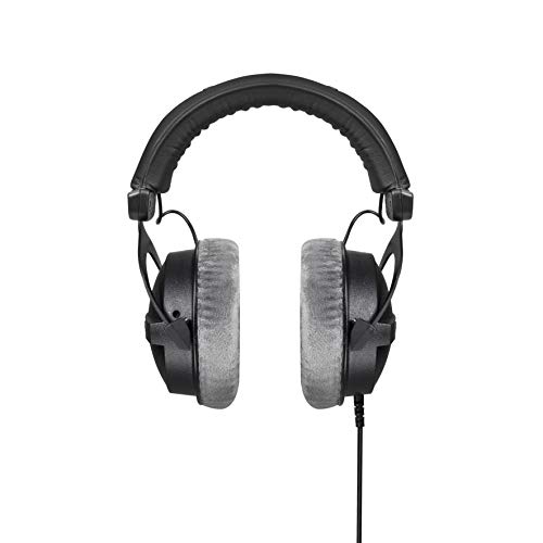 beyerdynamic DT 770 PRO 80 Ohm Over-Ear Studio Headphones in Gray. Enclosed design, wired for professional recording and monitoring