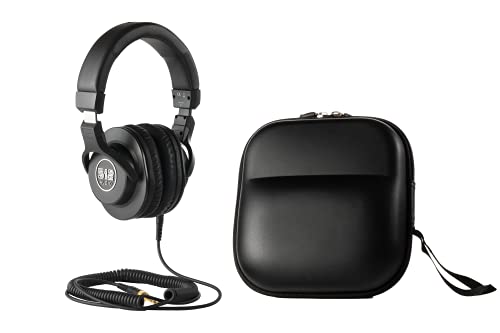 512 Audio Academy Over-Ear, Closed-Back Studio Monitor Headphones for Recording, Podcasting or Broadcasting