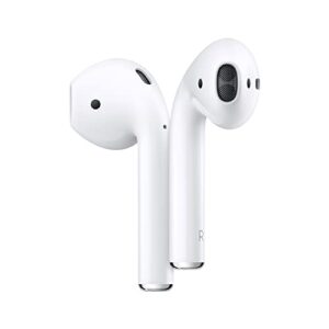 apple airpods (2nd generation) wireless earbuds with lightning charging case included. over 24 hours of battery life, effortless setup. bluetooth headphones for iphone