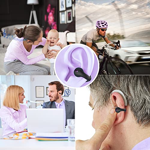 Wireless Ear Clip Bone Conduction Headphones Headset Clip On Open Ear Earbuds Bone Conduction Earbuds Head Set Workout Cycling Running Work Headphones Bone Conducting Induction Earphones