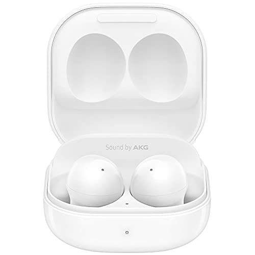 SAMSUNG Galaxy Buds2 True Wireless Earbuds Noise Cancelling Ambient Sound Bluetooth Lightweight Comfort Fit Touch Control, International Version (White)