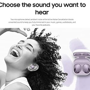 SAMSUNG Galaxy Buds2 True Wireless Earbuds Noise Cancelling Ambient Sound Bluetooth Lightweight Comfort Fit Touch Control, International Version (White)