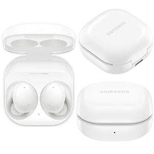 SAMSUNG Galaxy Buds2 True Wireless Earbuds Noise Cancelling Ambient Sound Bluetooth Lightweight Comfort Fit Touch Control, International Version (White)