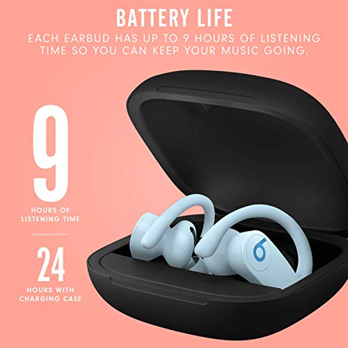 Beats Pro Totally Wireless and High-Performance Bluetooth Earphones - Glacier Blue (Renewed)