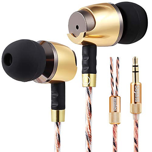 sephia SP4080 Earbuds in Ear Headphones Wired Earphones with Noise Isolating Ear Buds Case HD Bass 3.5mm Jack